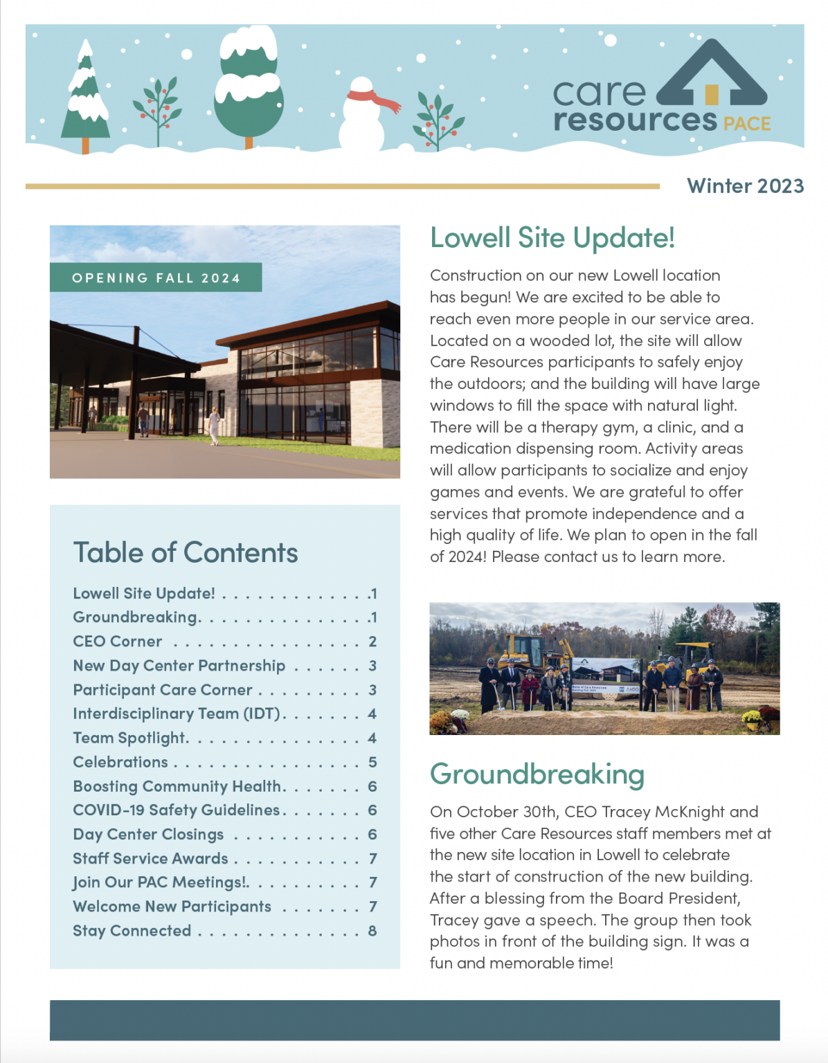 Newsletters - Care Resources