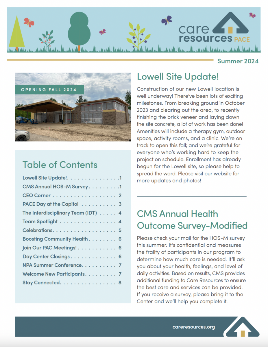 Newsletters - Care Resources
